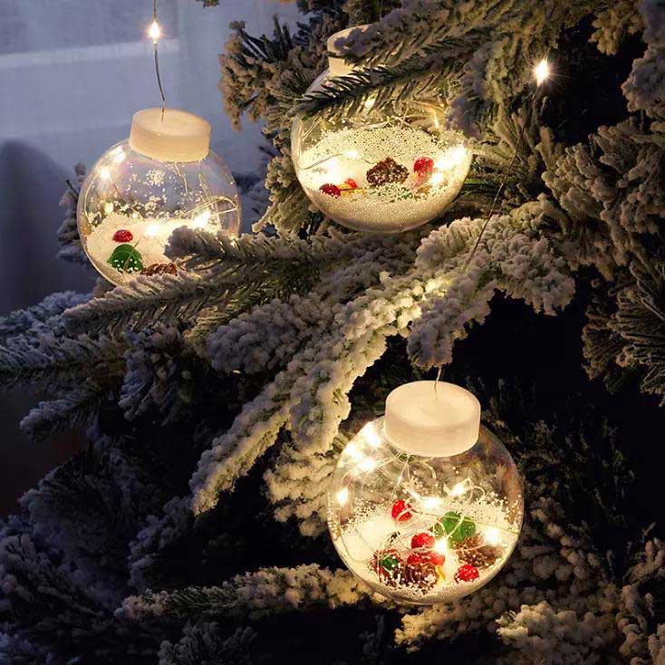 Christmas Tree String Light Balls | Souk Joint
